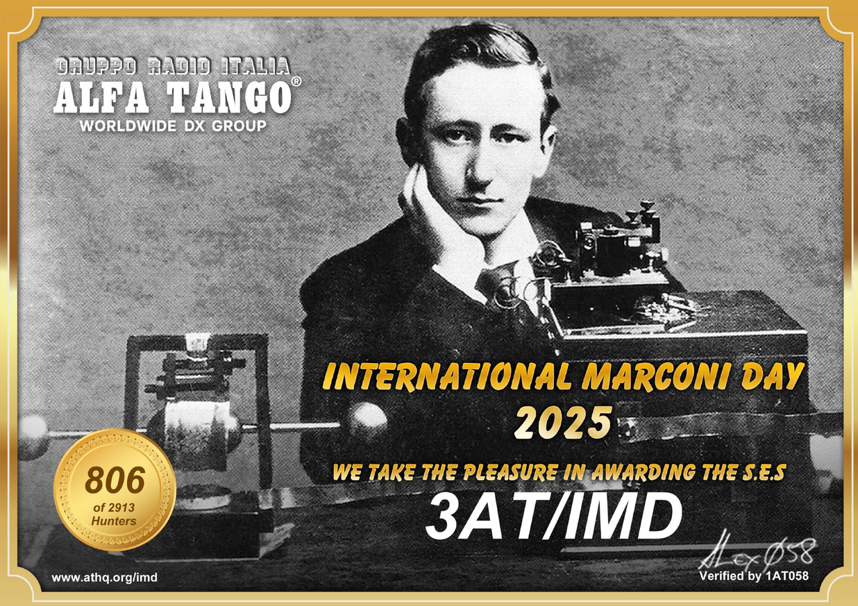 G.R.I. ALFA TANGO - WRD/IMD2025 - certificate